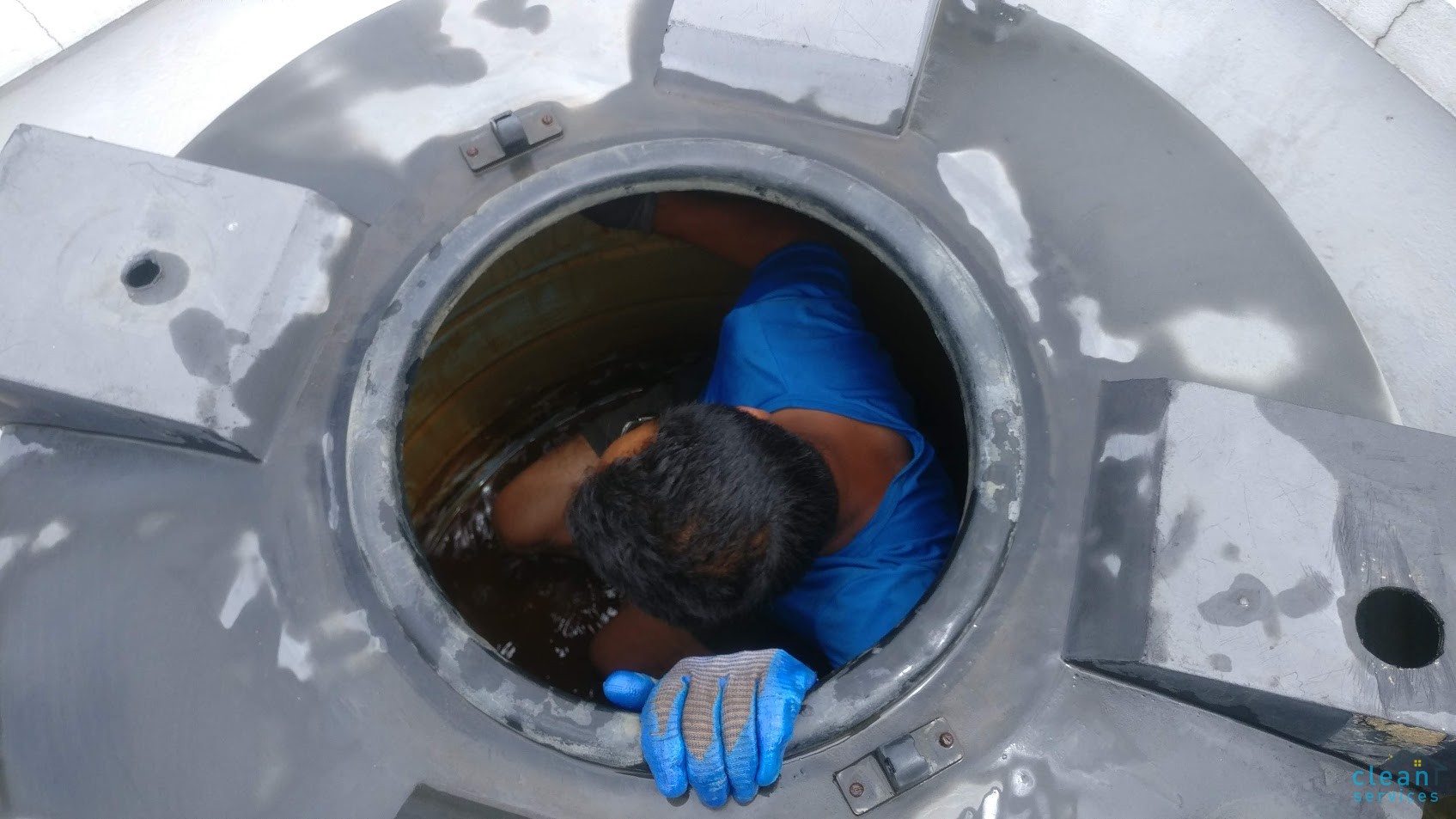 Underground and rooftop water tank cleaning service in Nepal